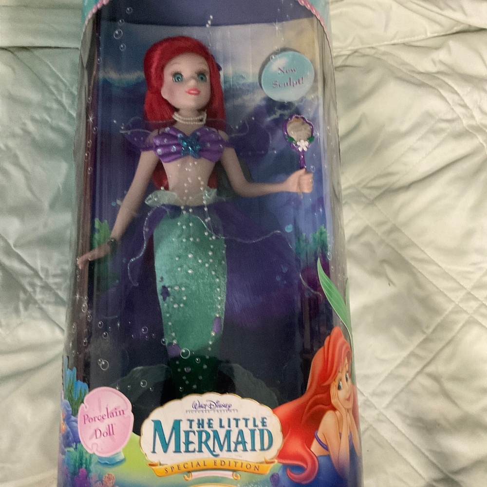 Disney’s Special Edition Porcelain Ariel Doll - New I… - Gem